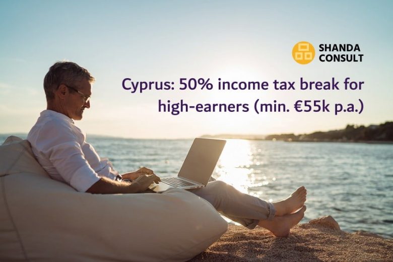 50% Income Tax Exemption for High-Earners in Cyprus
